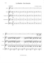 La Bamba - Son Jarocho for Mariachi by folklore sheet music on ...